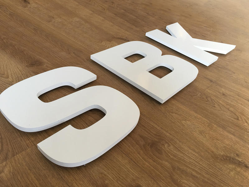 Lettres / Logos Découpés en PVC (Forex) - Printily